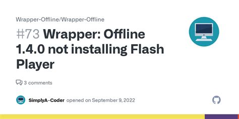 Wrapper Offline 140 Not Installing Flash Player · Issue 73 · Wrapper Offlinewrapper Offline