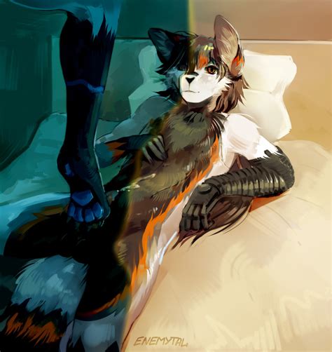 Rule 34 Anthro Bodily Fluids Cum Domestic Cat Duo Enemytal Felid