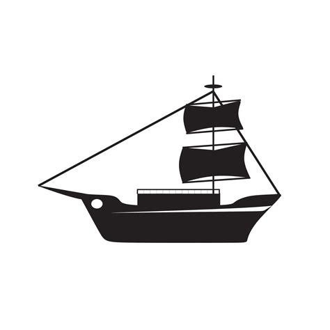 Sailing Ship Vector Illustration 8122269 Vector Art At Vecteezy