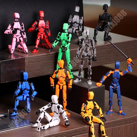 โมเดลตุ๊กตาฟิกเกอร์ Lucky 13 Dummy T13 3d Diy ของเล่นสําหรับเด็ก