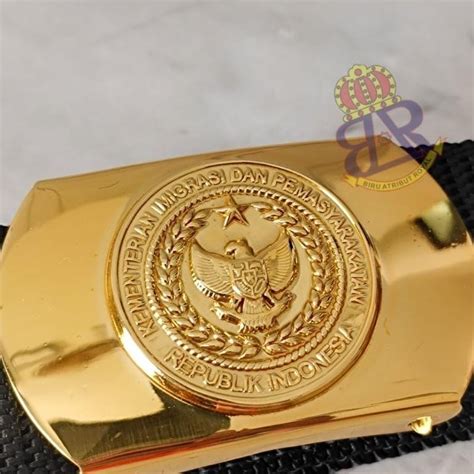 Jual Yy Pdh Sabuk Gesper Pdh Ikat Pinggang Kemenimipas Ikat Pinggang Kemen Imipas Sabuk