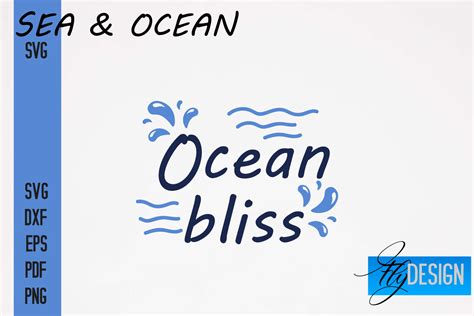 Sea And Ocean Svg Design Sea And Ocean Svg Illustration Par Flydesignsvg