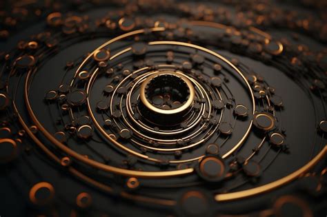 Premium Ai Image An Abstract Composition Of Intersecting Geometric 00597 02