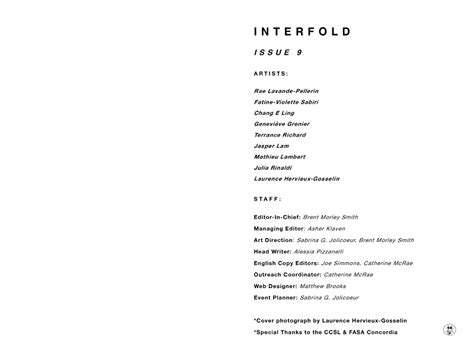 Issue 9 Interfold Magazine