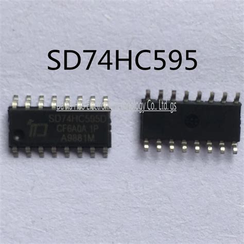 74hc595 shift register pinout features circuit datasheet 52 off