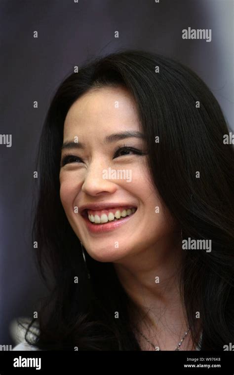 Taiwanese Actress Shu Qi Is Pictured During A Press Conference For The