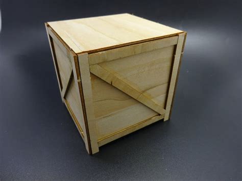 114 Tamiya Tractor Scene Model Transport Wooden Box Vajjexrc