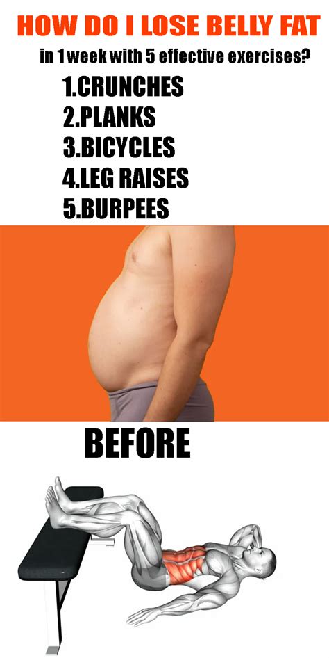 How Do I Lose Belly Fat In 1 Week With 5 Effective Exercises By