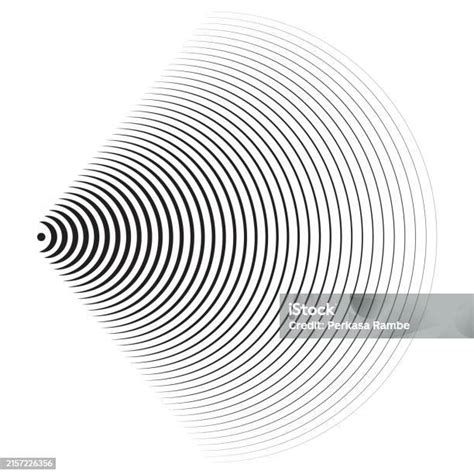 Abstract Scan Radar Sensor Sound Signal Technology Digital Sign Sonar