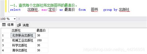 《数据库原理与应用》课程实验报告四 数据库的组合和统计查询分组查询实验分组条件表达、选择条件的表达方法 实验报告 Csdn博客