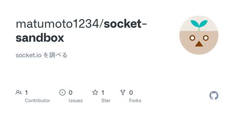 Github Matumoto1234 Socket Sandbox を調べる