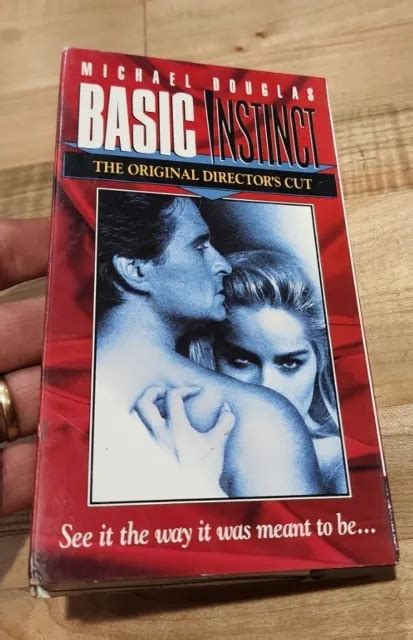 BASIC INSTINCT THE Original Directors Cut VHS Paul Verhoeven EUR 7 99