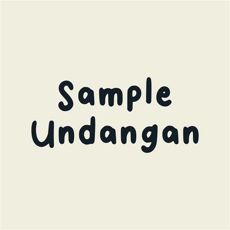 Jual Sample Undangan Shopee Indonesia