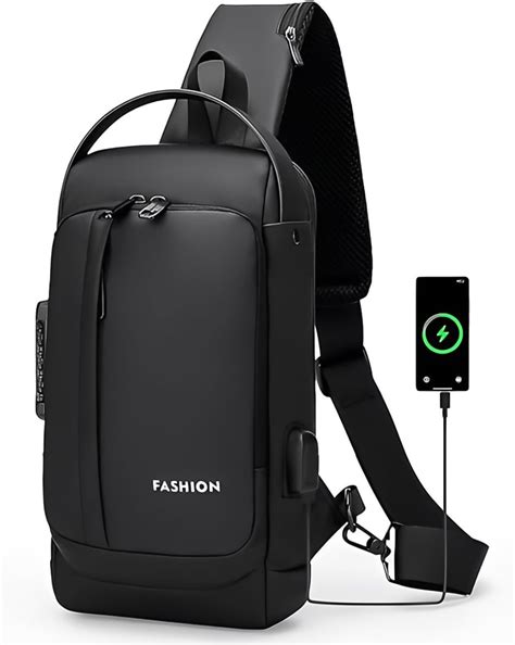 Lumoku Mochila Cruzada Para Hombremochila Antirrobo Cruzadabolso De