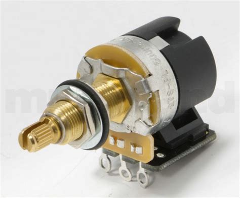 CTS DPDT Push Pull Pot 500K Log Long Thread Push Pull Pots