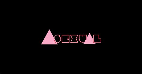 Asexual Pink Triangle Gay Sticker Teepublic