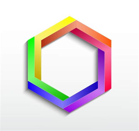 Color Hexagonal Object Illustration 52976385 Vector Art At Vecteezy
