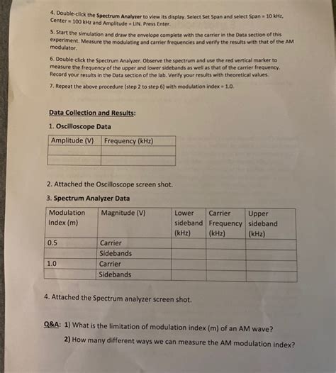 Amplitude Modulation Lab Report Dan Hamilton