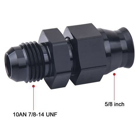 10an Male To 58 Hardline Compression Fitting Adapter