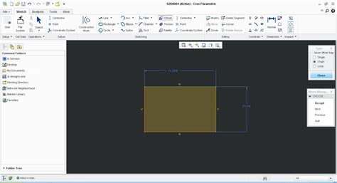 Creo 20 Offset Sketch Entity Bug Ptc Community