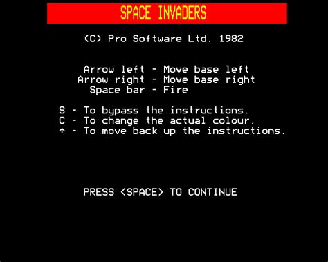 space invaders pro software images launchbox games database