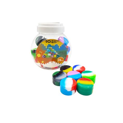 Silicon Container 24 Pcs In Jar Sc07 Glass House Distro