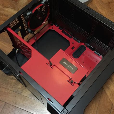 Reserved Redblack Phanteks Enthoo Evolv Mini Itx Case Computers And Tech Parts And Accessories