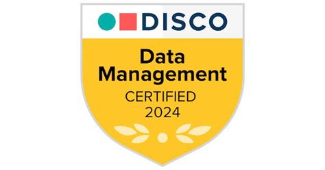Natanael Estrada On Linkedin Disco Data Management Certification 2024