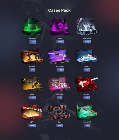 Cases Pack CS GO Opencase Behance Cases Pack CS GO Opencase Behance