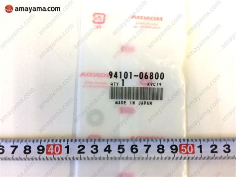 Buy Genuine Honda 9410106800 (94101-06800) Washer, Plain 6Mm. Prices ...