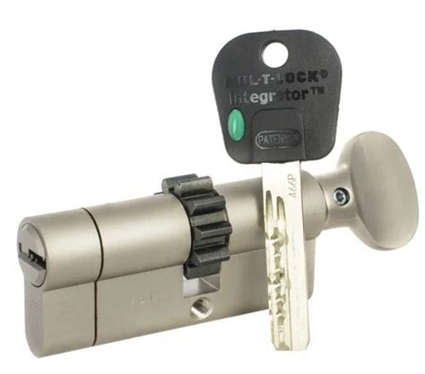 Цилиндровый механизм Mul T Lock Мультилок Integrator 90 40x50 ключ вертушка никель