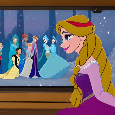 Les Princesses Disney Elsa Anna Jasmine Raiponce Ariel Merida Mulan