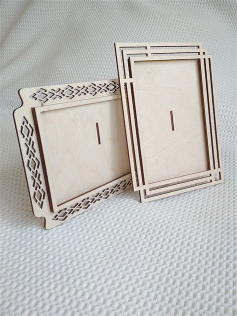 Bilderrahmen Vektor Vorlage SVG Dateien Laser Cut Modell DXF Etsy