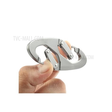 Wholesale S Type Ring 8 Type Biner Carabiner Aluminum Alloy Key Chain Backpack Buckle From China