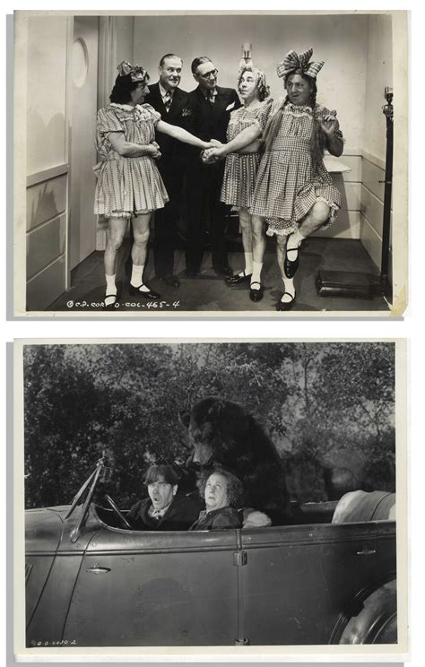 Lot Detail Moe Howard Personally Owned Lot Of Five 10 X 8 Glossy