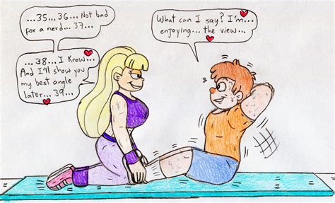 Gym Couple Pacifica And Dipper By Jose Ramiro On Deviantart