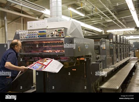 Offset Printing Press Hi Res Stock Photography And Images Alamy