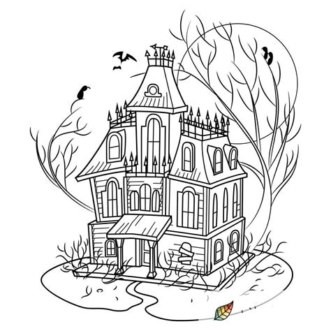 Coloriage En Ligne Maison Hantée Ventana Blog