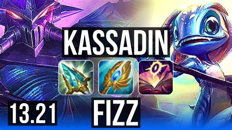 KASSADIN Vs FIZZ MID Rank 1 Kassadin Rank 6 Legendary TR