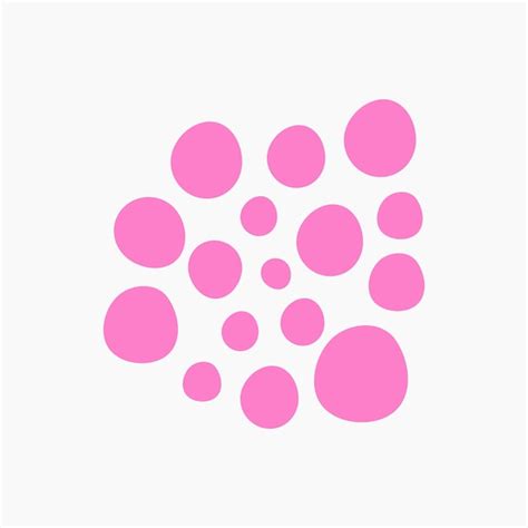 Premium Vector Abstract Large Dots Shape Illustration