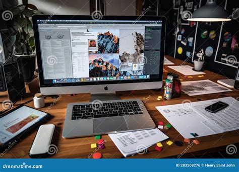 crafting the web a developer s digital journey stock illustration
