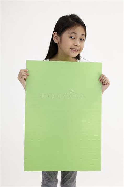 Girl Inviting Friends To Play Stock Image Image Of Background