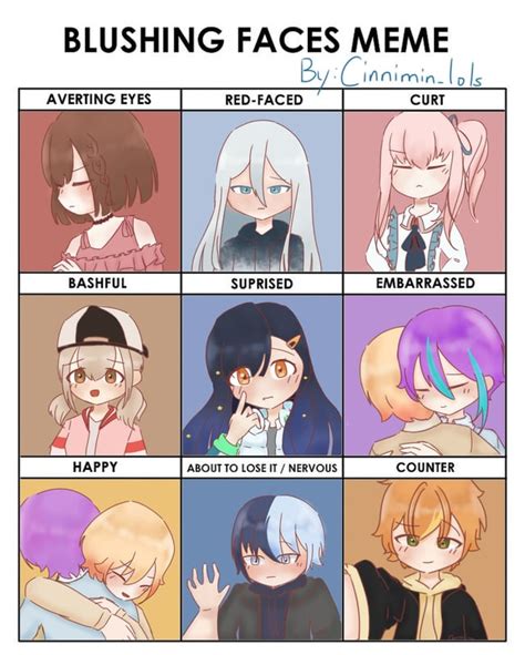 Blushing Meme