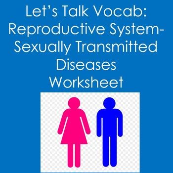 Reproductive System Sexually Transmitted Infections Worksheet Health