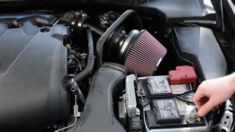 K&N cold air intake installation on 2014 Nissan Maxima - YouTube