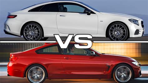 2018 Mercedes E Class Coupe Vs Bmw 4 Series Youtube
