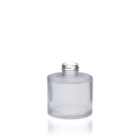 100ml Eched Glass Round Diffuser Bottle Colouredbottles