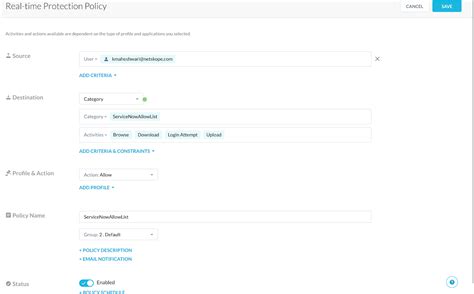 Netskope App For Servicenow Direct Integration With Nextgen Swg