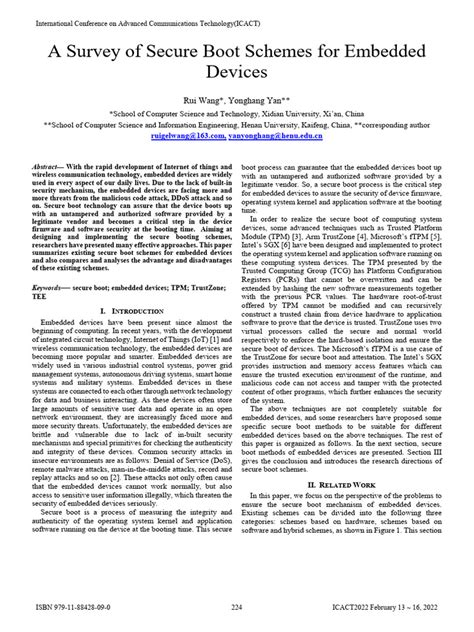 Asurveyofsecurebootschemesforembeddeddevices Pdf Computer