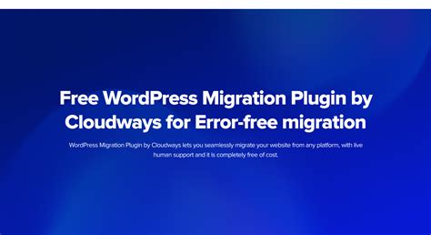 Free Wordpress Migration Plugin Migrate Today